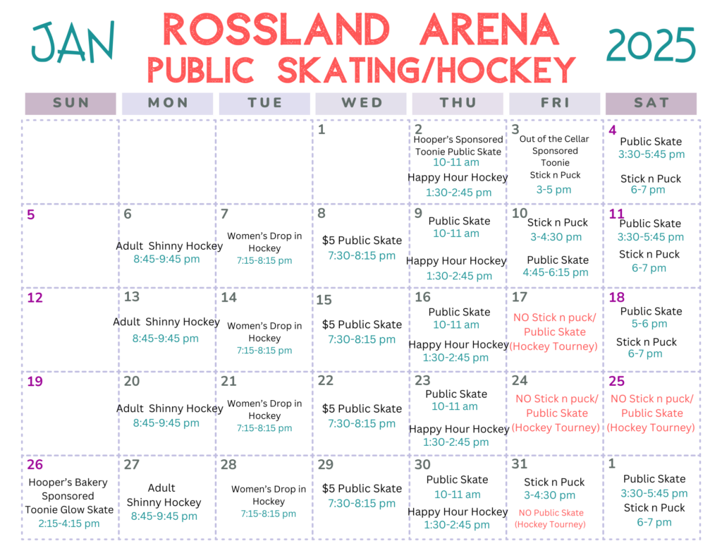 Rossland Recreation – Rossland